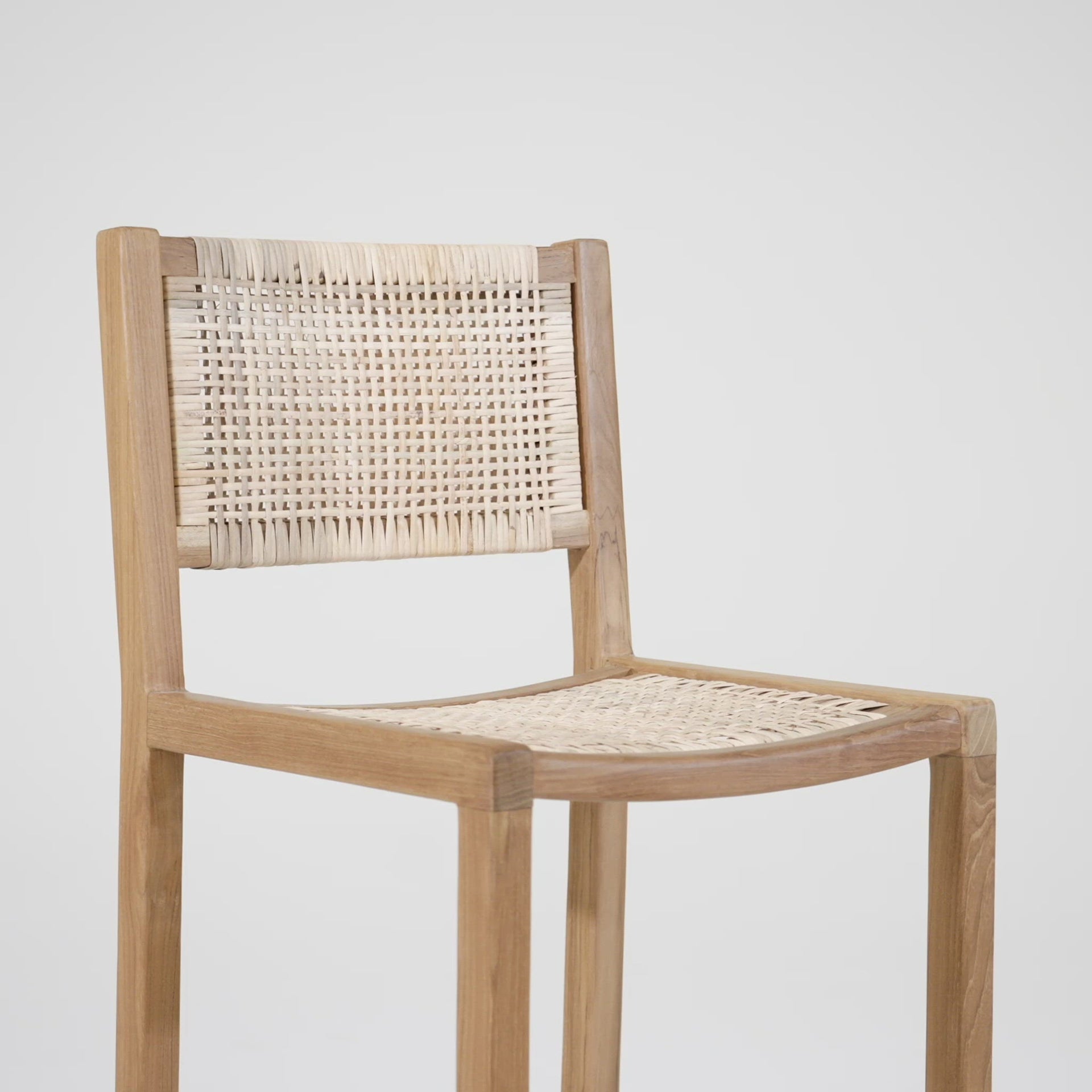 Pura Teak & Rattan Counter Stool in Natural Tones – Pure Salt Shoppe