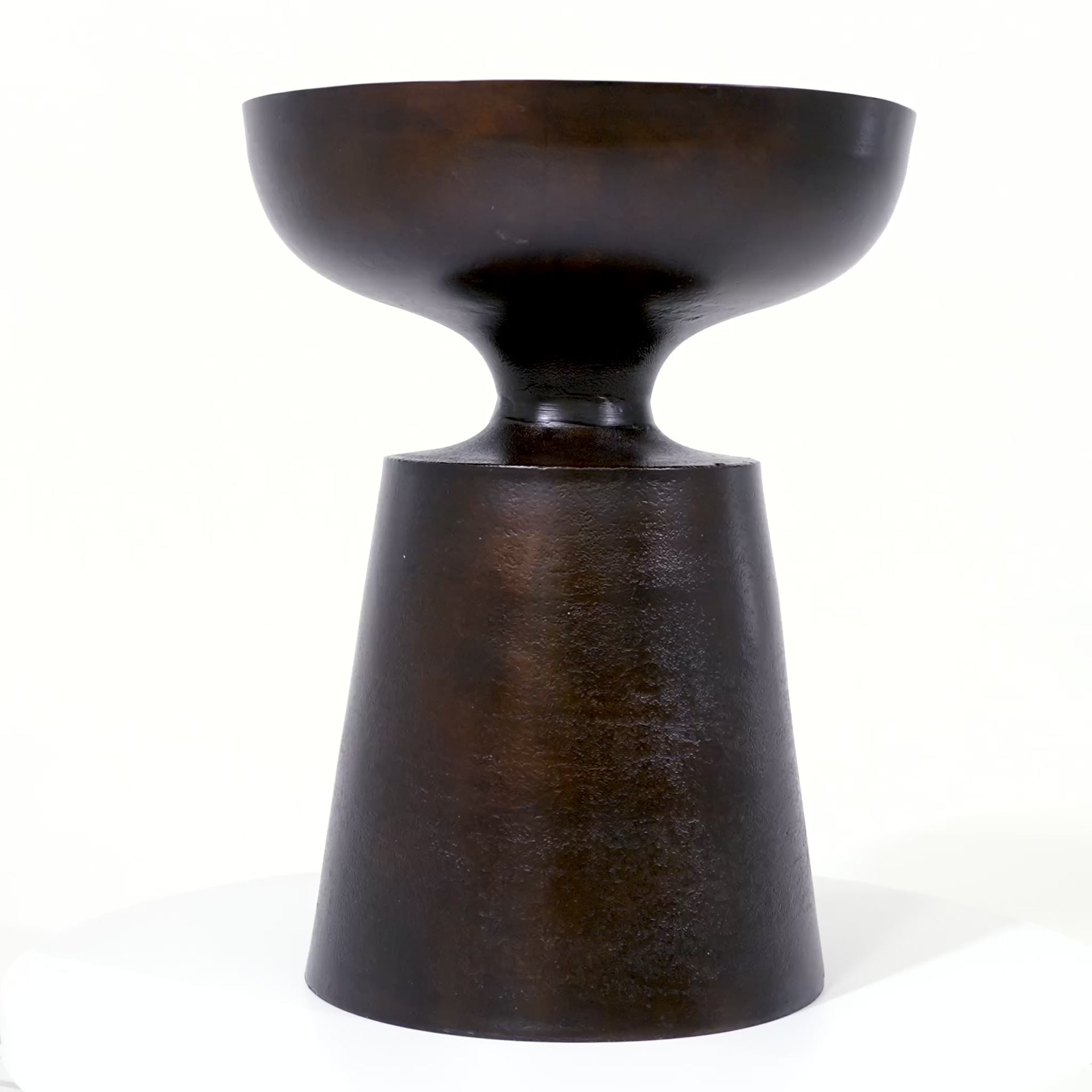 Caviana Aluminum Side Table in Bronze Finish – Pure Salt Shoppe