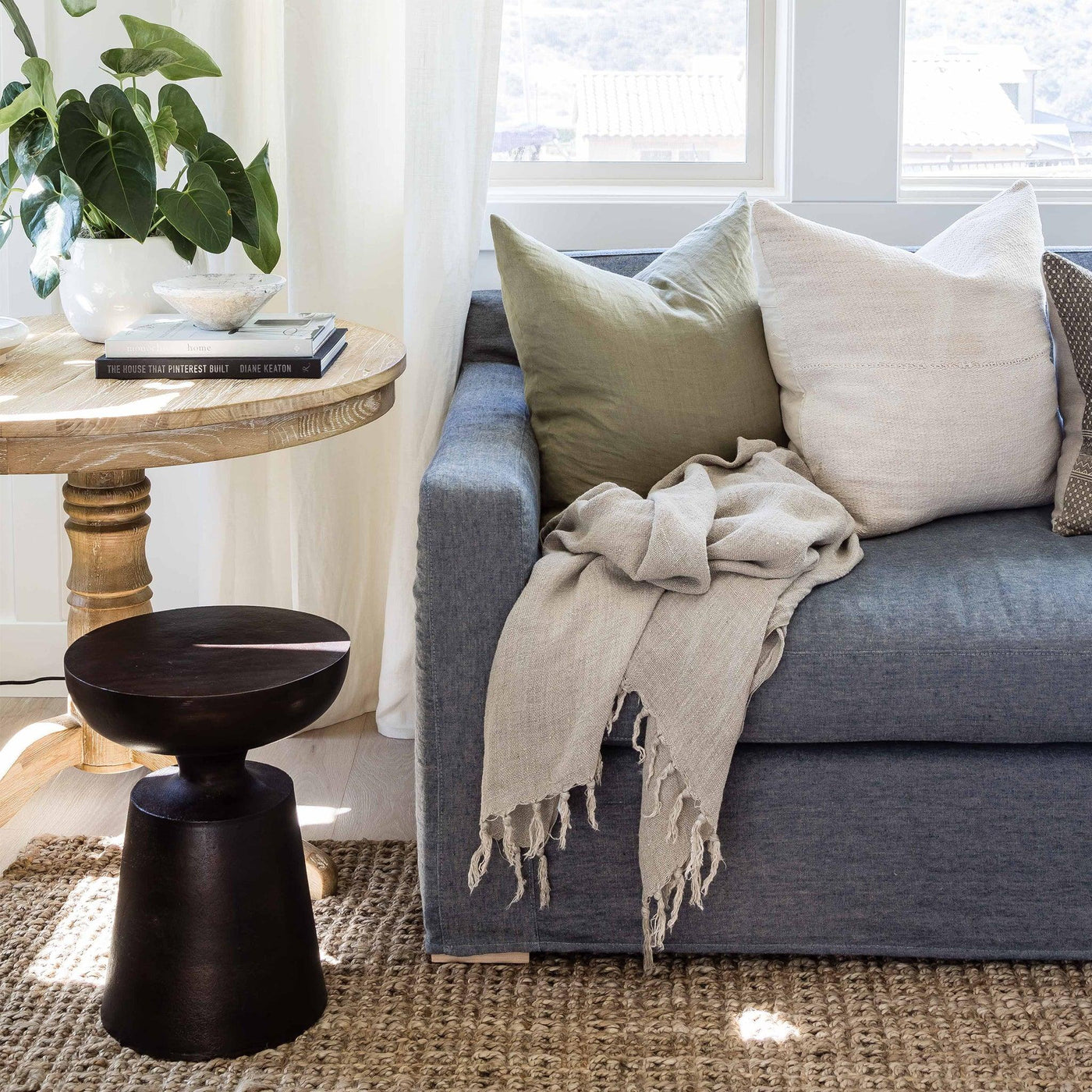 Caviana Aluminum Side Table in Bronze Finish – Pure Salt Shoppe