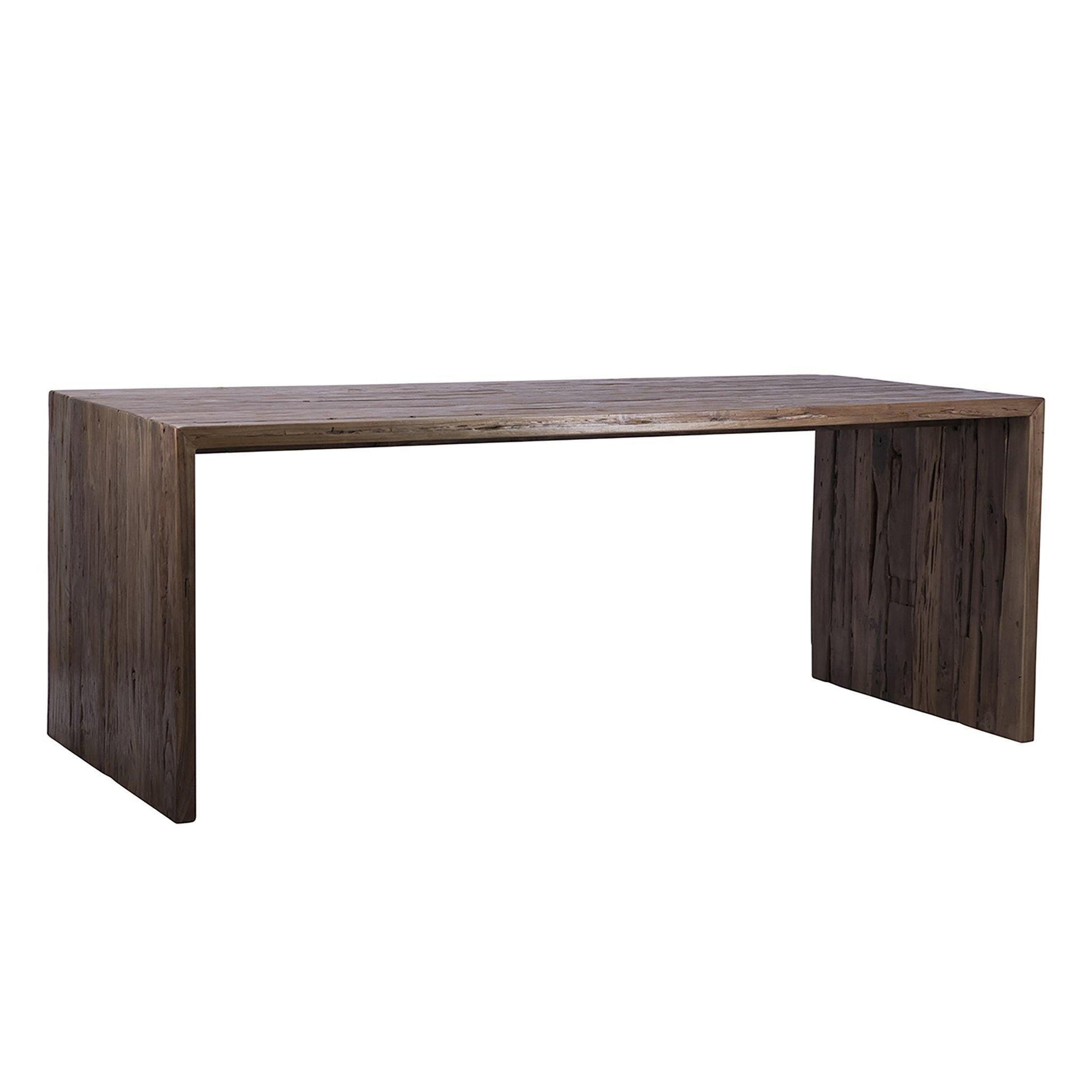 Chad Reclaimed Teak Dining Table in Rustic Finish – Pure Salt Shoppe