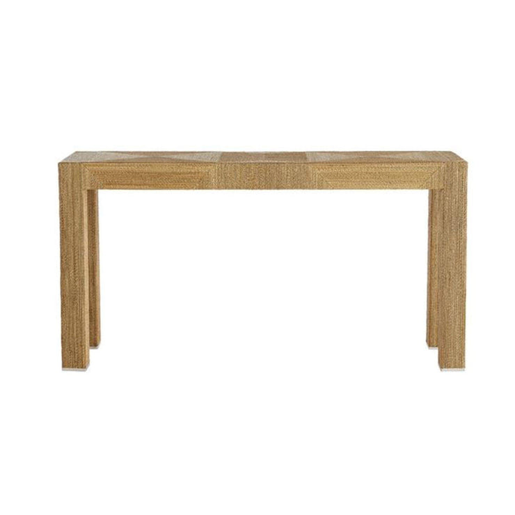 Davis Wood Console Wrapped in Natural Rope – Pure Salt Shoppe
