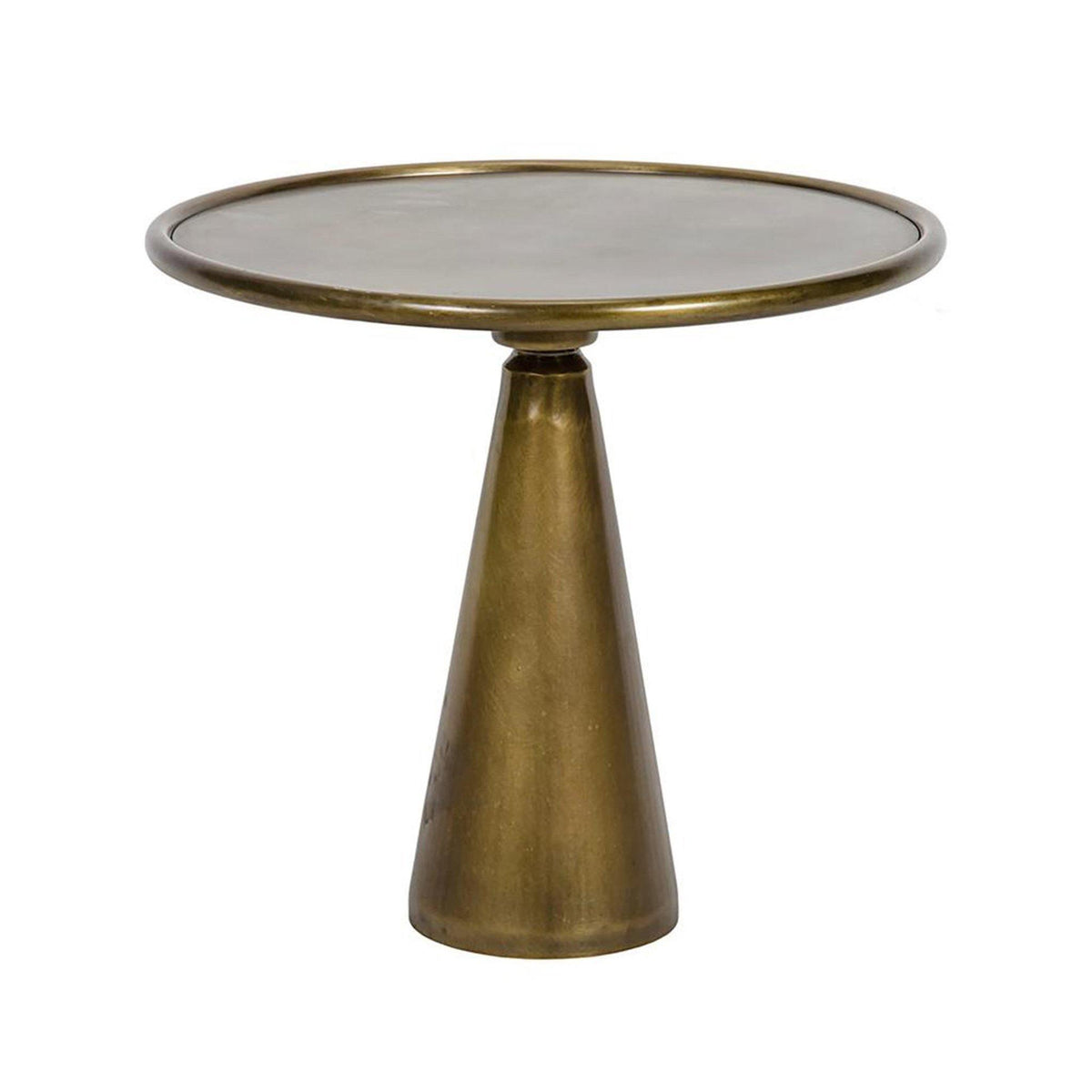 Hiro Metal Side Table in Antique Brass Finish – Pure Salt Shoppe