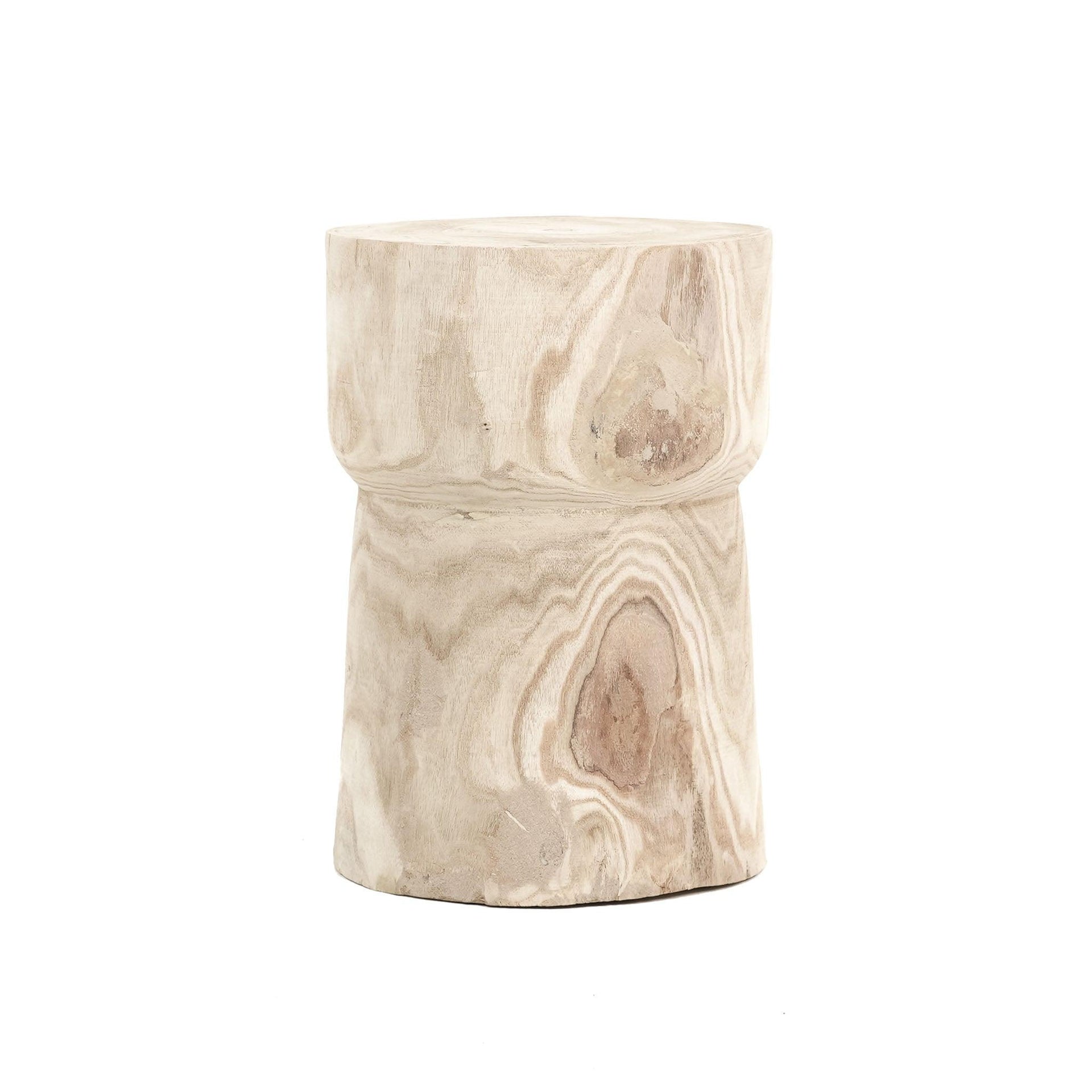 Johnny Paulownia Wood Side Table in Natural Finish – Pure Salt Shoppe