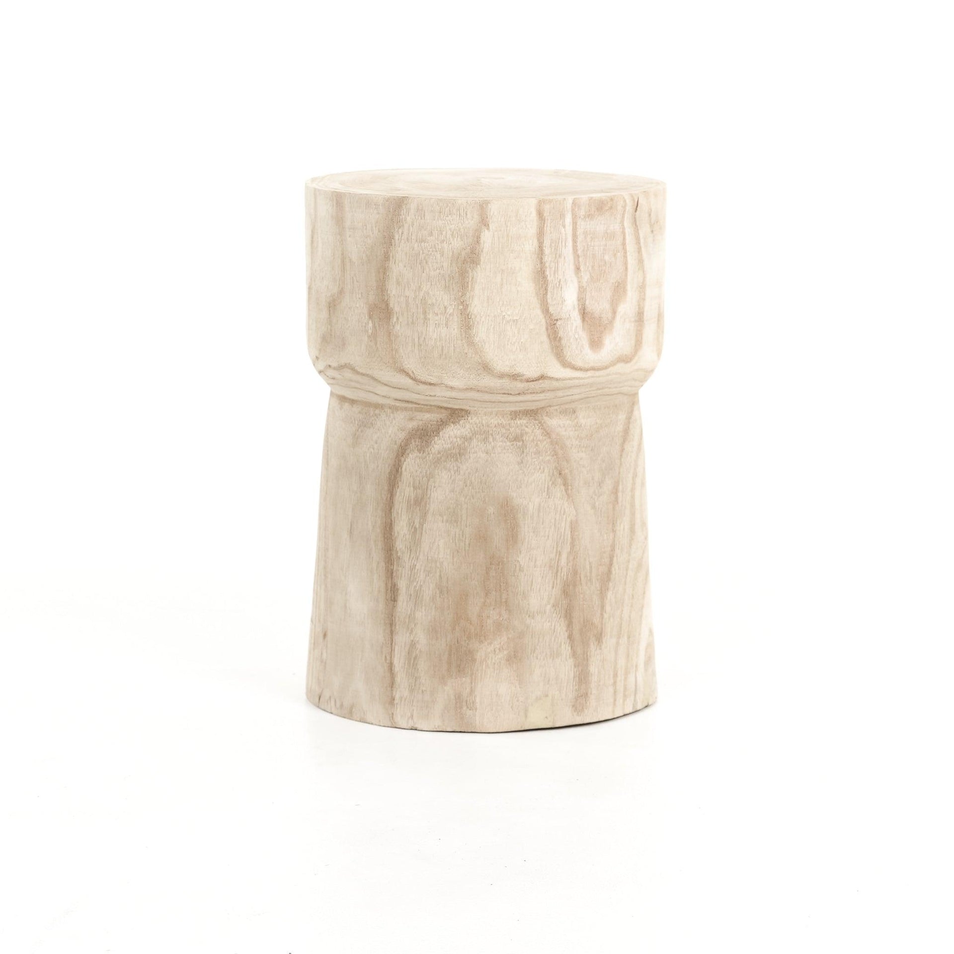 Johnny Paulownia Wood Side Table in Natural Finish – Pure Salt Shoppe