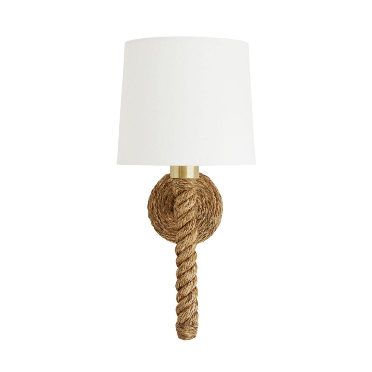 Jude Rope Sconce with Linen Shade – Pure Salt Shoppe