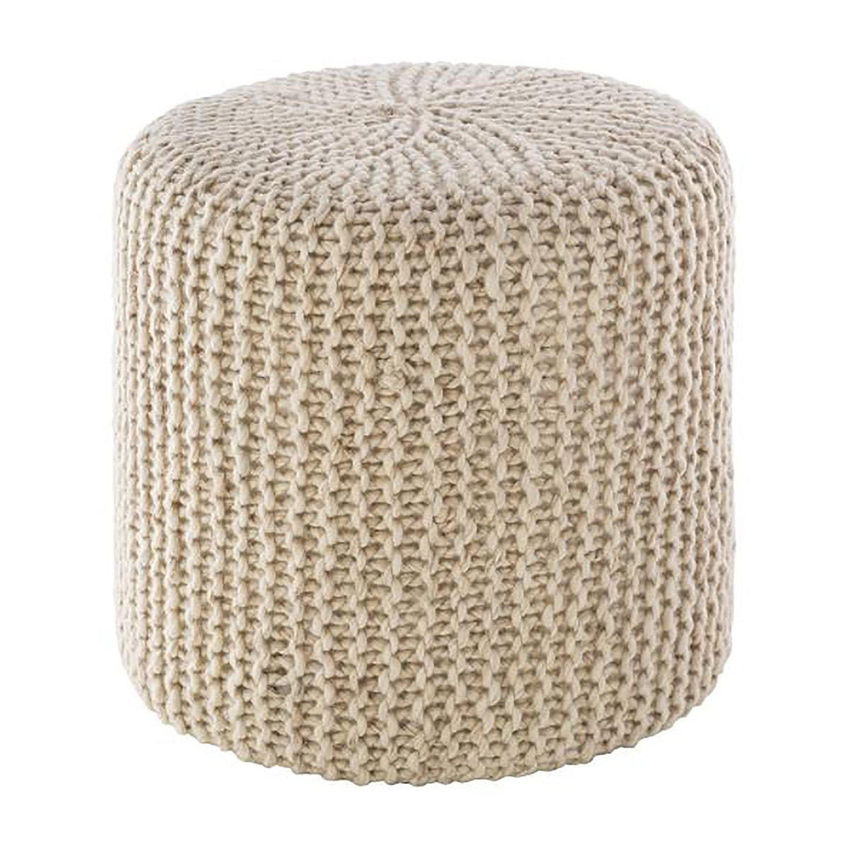 Paige Woven Wool and Polyester Ottoman – Pure Salt Shoppe
