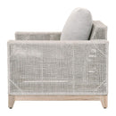 Tessa Teak Outdoor Sofa Chair, Taupe & White Rope – Pure Salt Shoppe